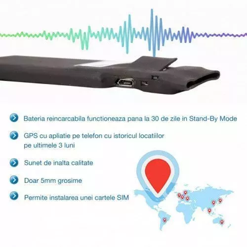 Gps Tracker Spy cu Localizare in Timp Real prin Aplicatie Mobila pentru ...