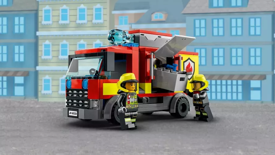 Lego city - remiza de pompieri - 540 piese L60320 - cel.ro