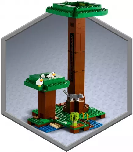 Lego minecraft - casuta din copac - 909 piese L21174 - cel.ro