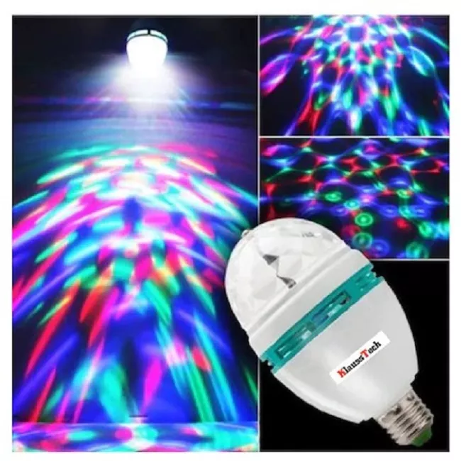 Bec Rotativ Colorat In 3 Culori 3 W Led