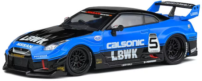 Macheta auto Nissan GT-R R35 LB Silhouette Calsonic 2020 1 43 Solido - cel.ro