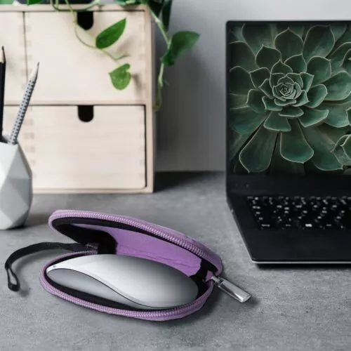 Husa pentru mouse Apple Magic Mouse 2/Magic Mouse 1 Kwmobile Mov la CEL.ro