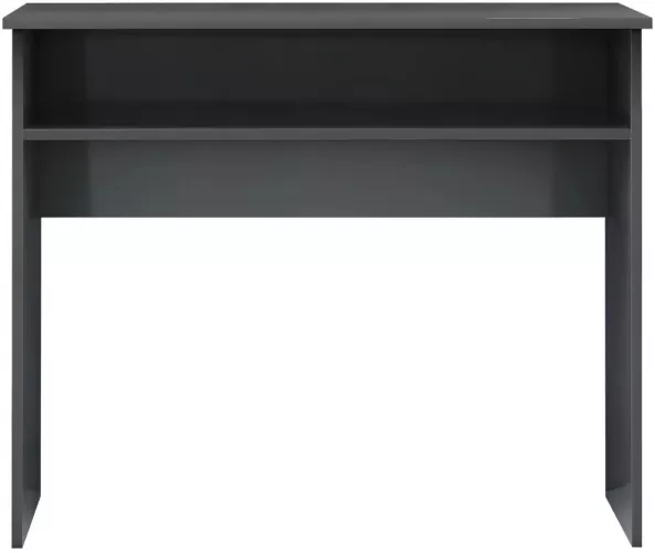 Birou gri extralucios 90 x 50 x 74 cm PAL la CEL.ro