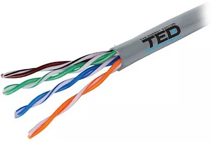 Cablu Utp Cat 5 Cupru 0.5mm 305m Ted Electric