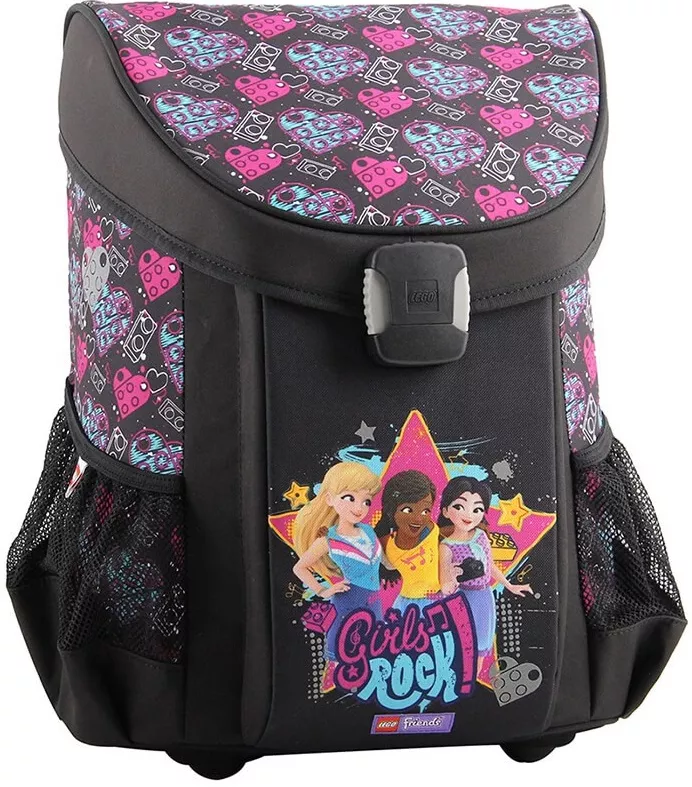 Ghiozdan Scoala Easy Lego Core Line - Design Friends Girls Rock lg ...