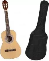Chitara clasica din lemn 95 cm natur clasic husa nylon cadou set109g7+l147 - cel.ro