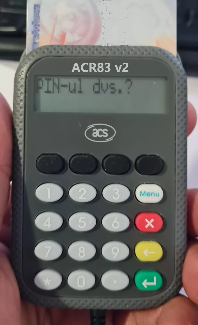 Cititor carduri de sanatate ACR83 v2 PINeasy - ACS ACR 83 v2 - cel.ro