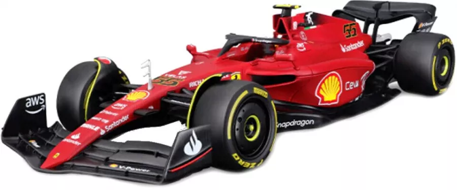 Macheta auto Ferrari F1 F1-75 Team Scuderia Ferrari N55 2022 Carlos ...