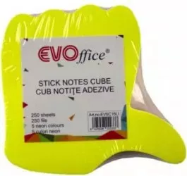 Notite Adezive EVOffice 250 File Like 5 Culori Neon GPEV6C16LI - cel.ro