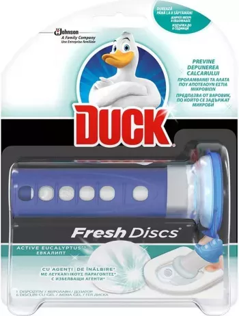 Odorizant WC DUCK Fresh Discs Eucalipt 72 ml Odorizante WC Duck WC ...