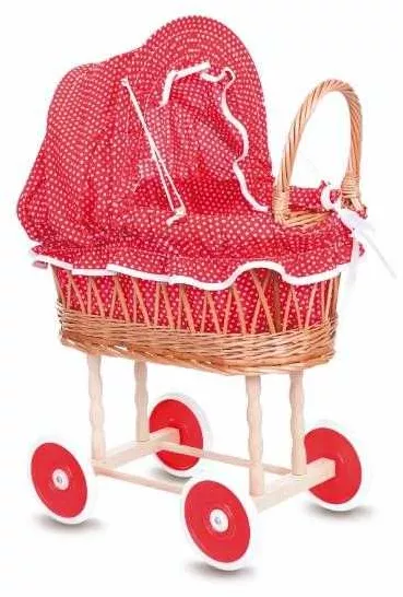 Carucior pentru papusi husa rosie cu buline Egmont egm_520058 - cel.ro