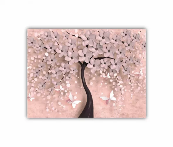 Tablou Canvas 1 piesa Flori 3D 0513 40X30 cm C24-0513-B-1-40X30 - cel.ro