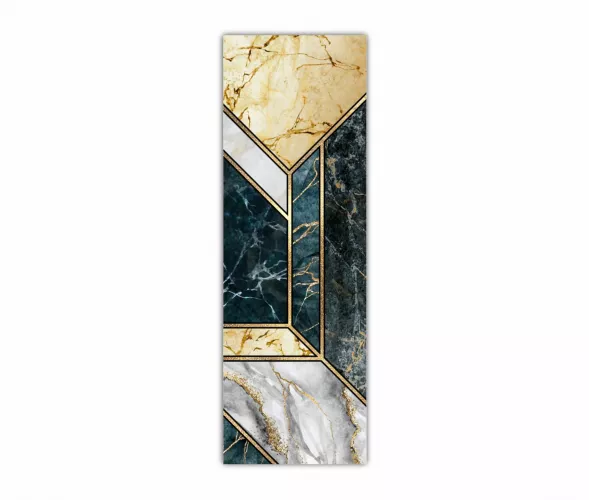 Tablou Canvas 1 piesa Textura creativa a marmurei incrustatie de mozaic ...