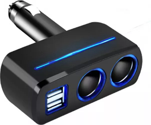 Adaptor priza dubla USB pentru bricheta auto AUTO3433. - cel.ro