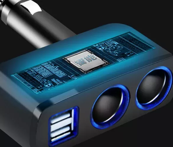 Adaptor priza dubla USB pentru bricheta auto AUTO3433. - cel.ro