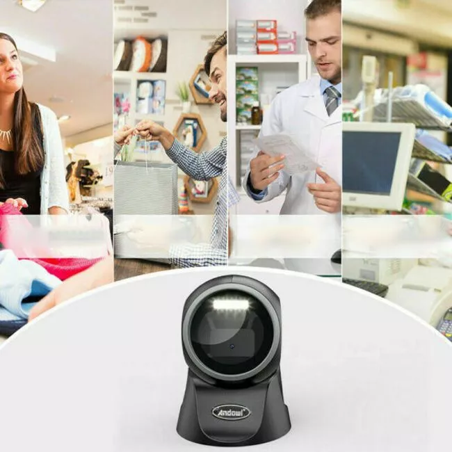 Cititor coduri de bare 2D USB negru MRKT6296 - cel.ro