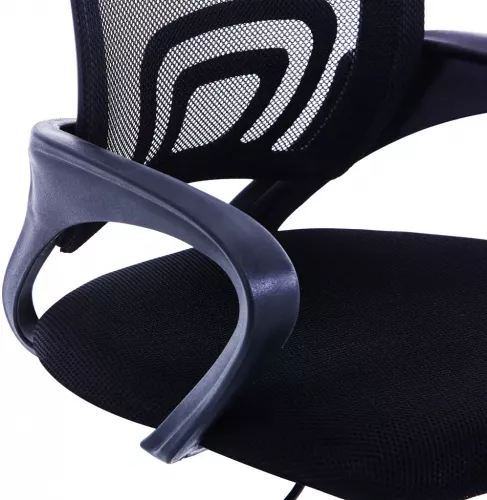 Scaun de birou cu spatar din plasa negru material textil 20183 - cel.ro