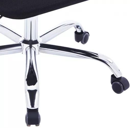 Scaun de birou cu spatar din plasa negru material textil 20183 - cel.ro