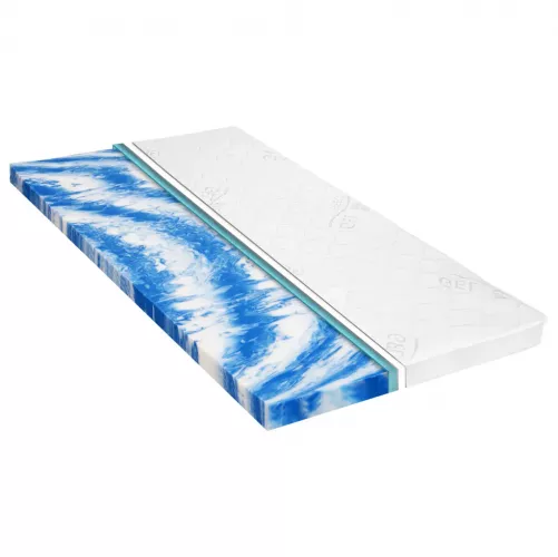 Topper saltea 140x200 cm spuma gel 7 cm 282786 - cel.ro