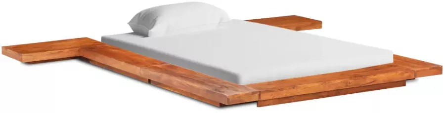 Cadru pat futon stil japonez 90 x 200 cm lemn masiv acacia 3056419 - cel.ro