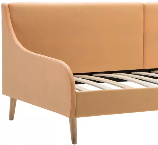 Cadru de pat canapea material textil maro 247031 - cel.ro