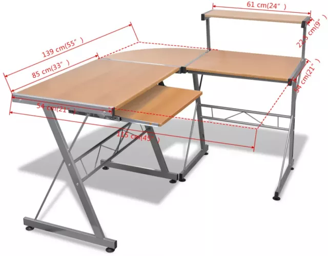 Birou computer cu polita glisanta + suprafata pentru scris Maro 20058 ...