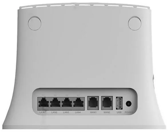 Router Wireless Refurbished ZTE MF283V Single-band 2.4 GHz 4G White ...