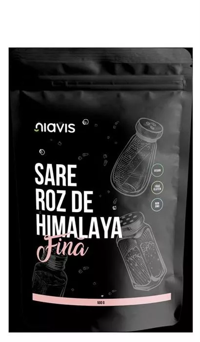 Sare Roz de Himalaya Fina 500 grame Niavis la CEL.ro