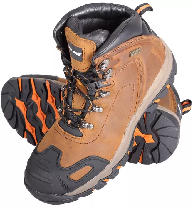 Bocanci Piele Intoarsa Cu Cauciuc - Trekking Stabilitate