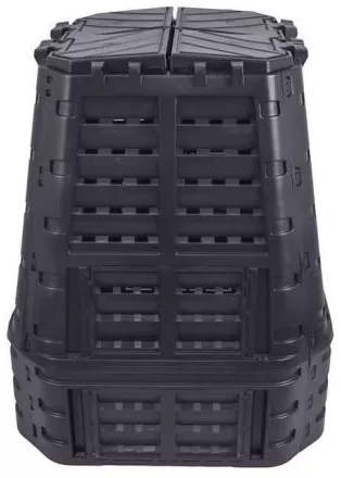 Compostor de gradina 740 L negru 255077 - cel.ro