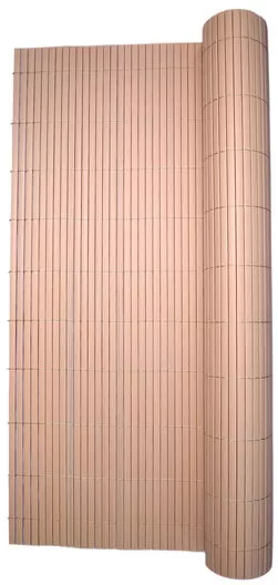 Paravan pentru balcon terasa gard PVC stil bambus 1300 g/m2 UV 3x1.5 m ...