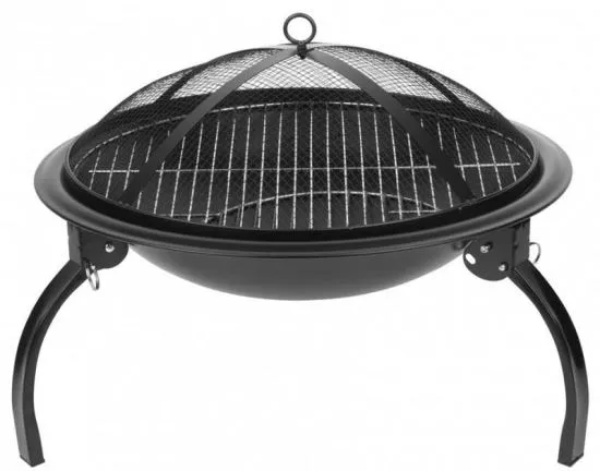 Gratar portabil Strend Pro Homfire dimensiune 545x400mm cu capac ...