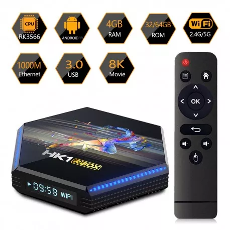 Mini PC Tv Box Techstar® HK1 RBOX R2 Procesor RK3566 Android 11 UHD 8K ...