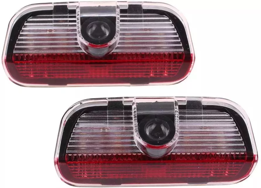 Set lampi led cu proiector logo R-Line VW Passat Jetta Golf CC Tiguan ...