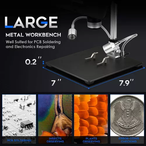 Microscop digital electronic Tomlov DM10 cu Ecran LCD de 8.5 inch ...