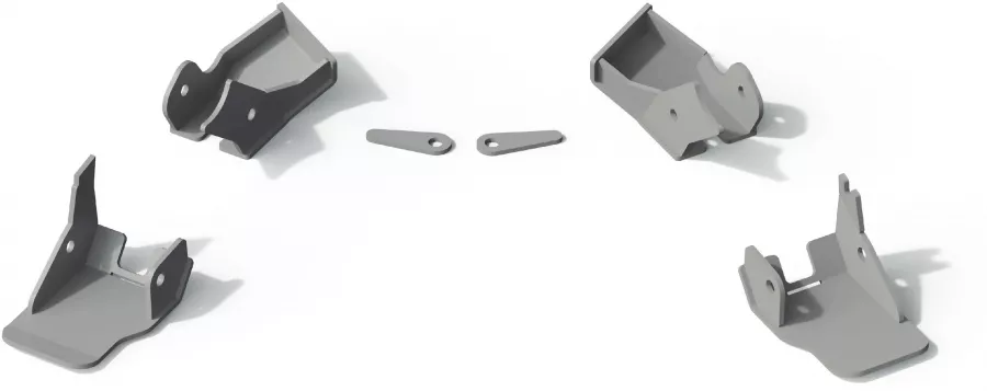 Scut brate de control inferioare fata - spate pentru Jeep Wrangler JL ...