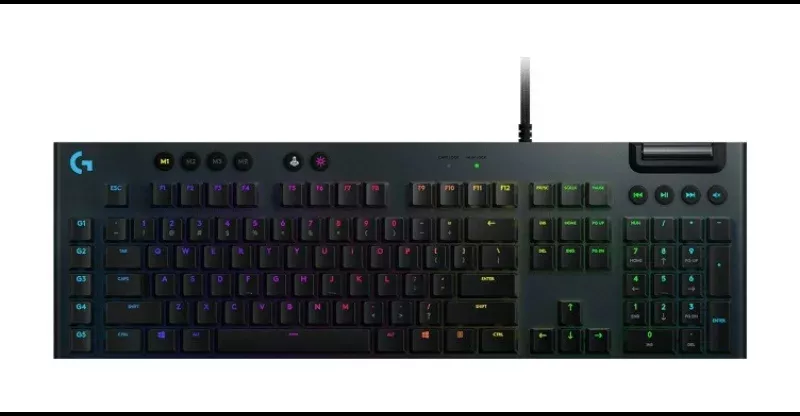 Logitech G815 RGB Mechanical Gaming Keyboard Tactile switch include TV ...