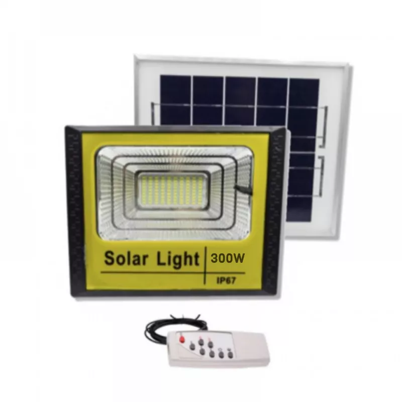 Proiector solar LED 60/100/200/300 W panou solar telecomanda C4153 - cel.ro