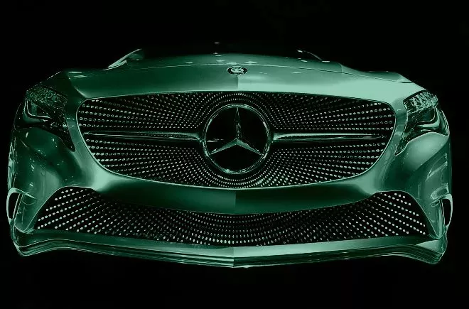 Tablou DualView Startonight Mercedes Benz concept car luminos in ...