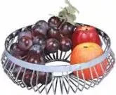 Cos metalic decorativ pentru fructe Kinghoff diametru 25 cm KH-4118 ...