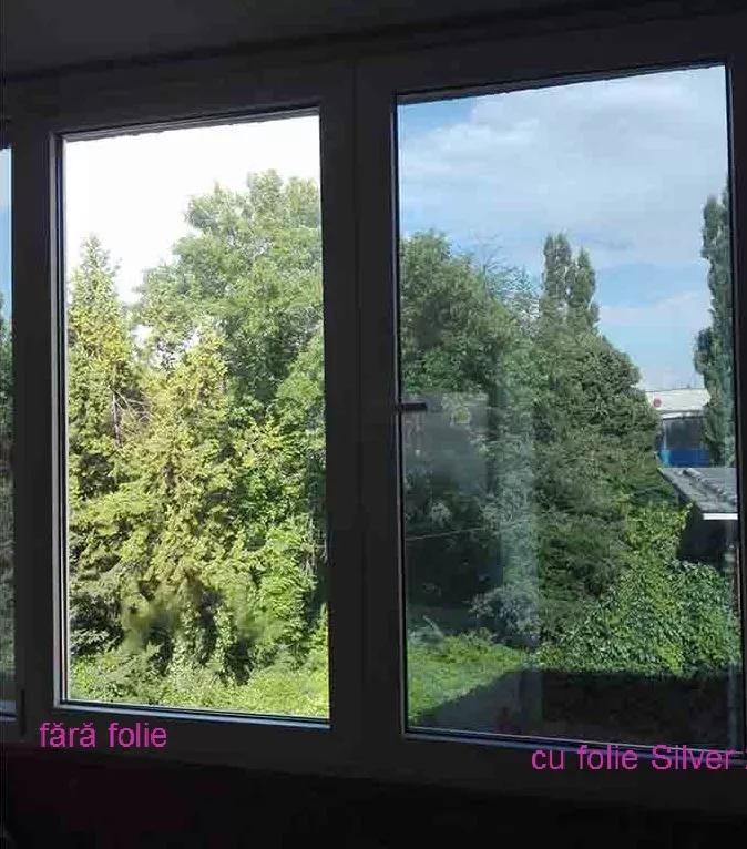 Folie de geam pentru protectie solara SILVER 20 exterior 2 m x 1.52 m ...