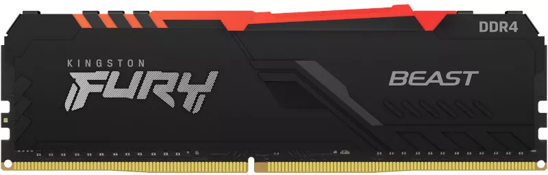 Memorie Kingston FURY Beast RGB 8GB DDR4 3200MHz CL16 KF432C16BBA/8 - cel.ro