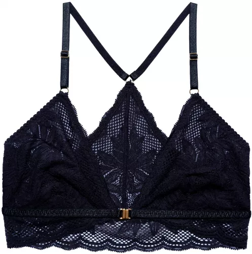 Sutien triunghiular din dantela Victoria Black M 2onr_224399805 - cel.ro