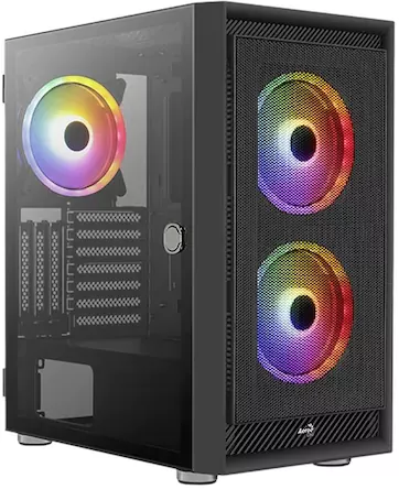 Carcasa Aerocool Graphite V2 fara sursa ATX Neagra GRAPHITE-G-BK-V2 ...