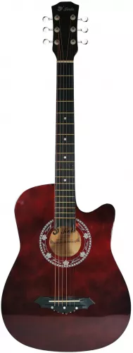 Chitara clasica din lemn 95 cm Cutaway visinie 0gcc_855570964 - cel.ro