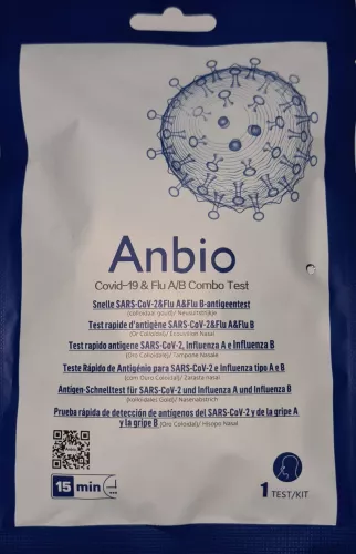 Test COMBO Covid / Gripa A+B 1 test/cutie Anbio TEST COMBO - cel.ro