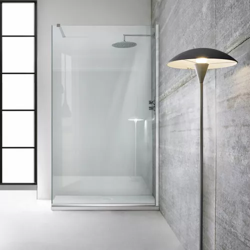 Paravan dus walk-in Aqua Roy INOX 90x195 cm sticla 8 mm clara ...