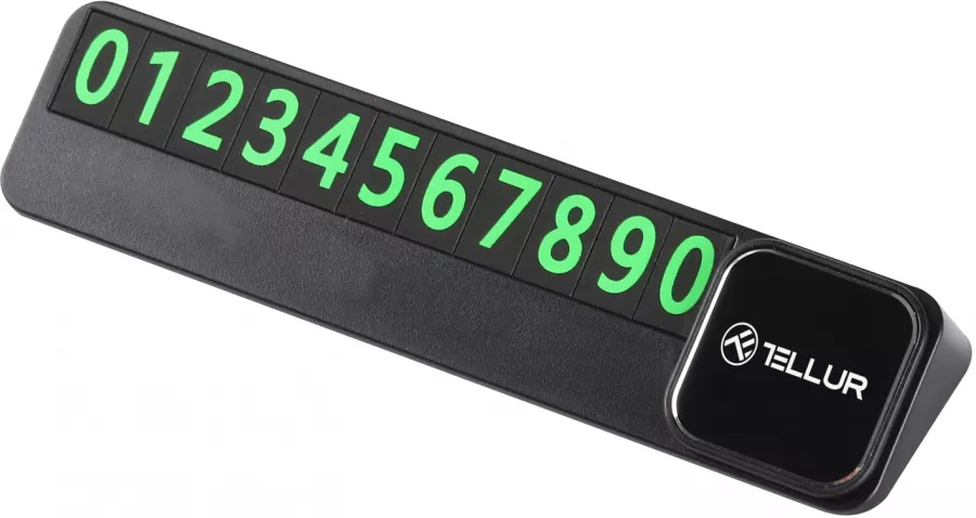 Suport numar telefon Tellur Basic pentru parcare temporara plastic ...