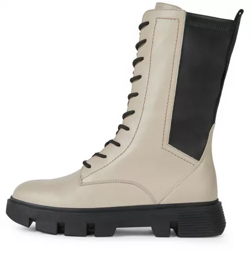 Ghete dama din piele naturala Geox D26UAH-085KB-C6182-03-06 bej - cel.ro