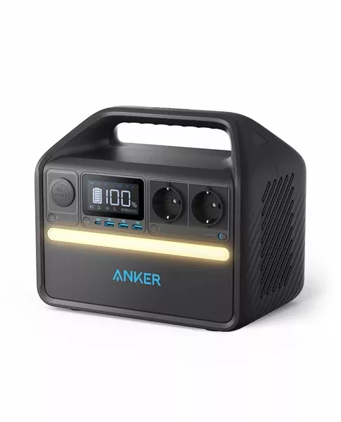 Statie portabila compacta Anker PowerHouse 512Wh 500W 2x AC 60W USB-C ...